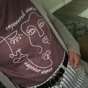Feminist Shirt, Empowered Woman Shirt, Woman Empower Gift, Minimalist T ...