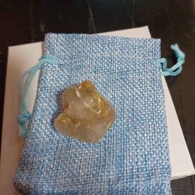 GOLDEN RUTILATED QUARTZ Tumbled Stones Tumbled Crystals, Self Care ...