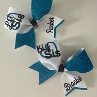 STREAMERS Cheer RIBBON Bows, Cheer Squad Bows With Text Cheer Bows ...
