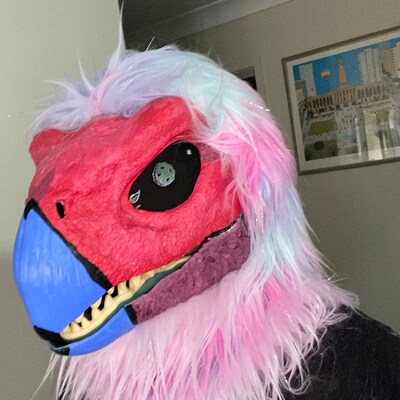 Raptor and Dino Mask Fur Pattern digital Download Only No Physical Item ...