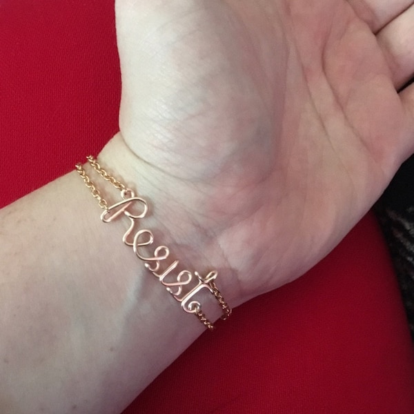 Wire Worked Resist Necklace, Bracelet or Pin for Human Rights Womens ...