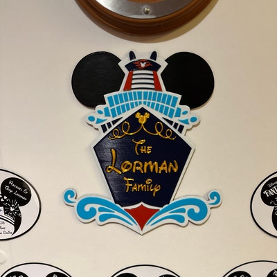Personalised Disney Cruise Line Ship Inspired Stateroom Door Sign ...