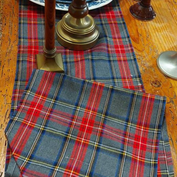 Royal Stewart Napkins With Ivory Trim - Etsy