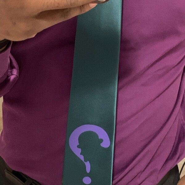 Question Mark Necktie, Cool, Unique and Fun, Birthday Gift, Wedding ...