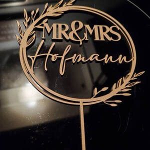 Personalized Wedding Cake Topper / Script Cake Toppers for - Etsy