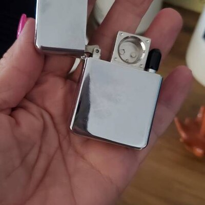 Secret Lighter Tobacco Pipe Sneak a Toke Metal Stealth Smoking Taster ...