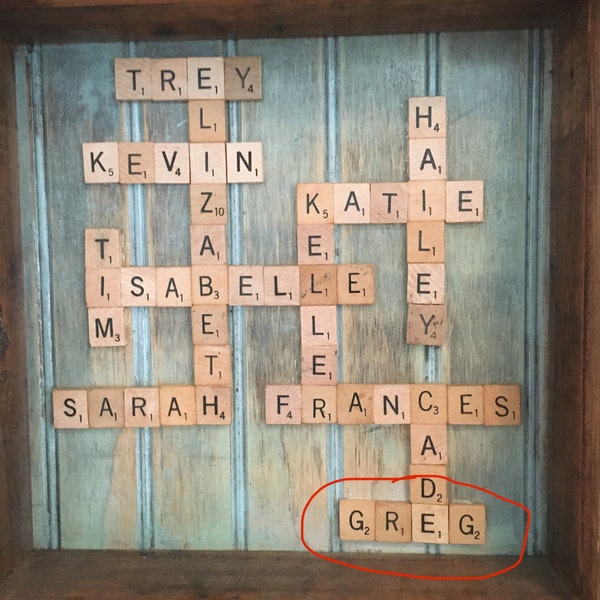 Individual FAKE Scrabble® Tiles | Single Letters | New, Straight-edged ...