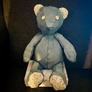 Memory Bear Pattern, Make Teddy Bear, Keepsake Bear Sewing Pattern - Etsy