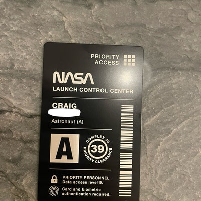 AREA 51 ID CARD Personalised, Quality Aluminum Laser Engraved A51 Pass ...