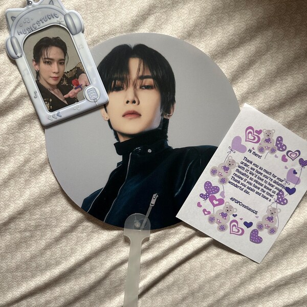 Ateez "golden HOUR : Part.1" Non-transparent Fan / Picket / Image ...