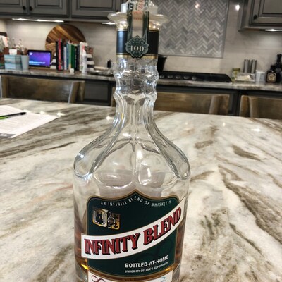 Infinity Bourbon Label Blend Whiskey Bottle Label Old Fitzgerald ...