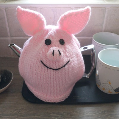 Freddie Frog Hand-knitted Tea Cosy. Medium Size - Etsy UK