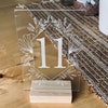 Garden Acrylic Table Numbers Modern Wedding Sign Wedding Table Decor ...