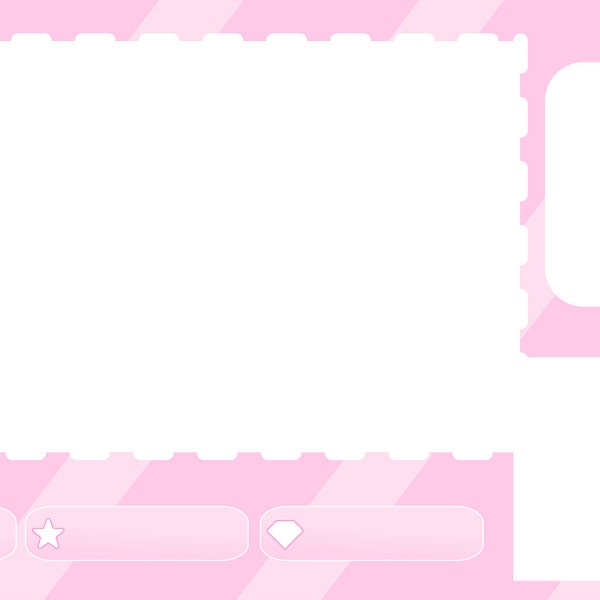 Twitch Overlay Package | Kawaii Shark Theme | Chat Box, Panel, Alert ...