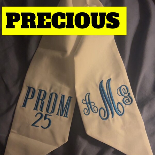 Hoco Custom Pink Toile Embroidered Bouquet Wrap Sash Bow Prom Bouquet ...