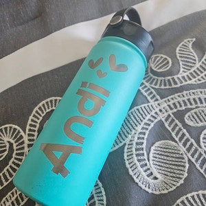 Back to School Kids Water Bottle Personalized, Custom Kids Engraved ...