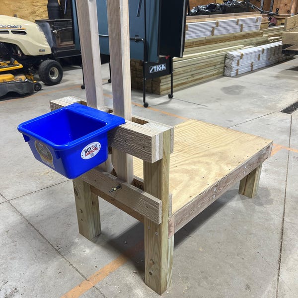 Goat Milking Stand, Goat Plans, Goat Stanchion, Easy DIY, Woodworking ...