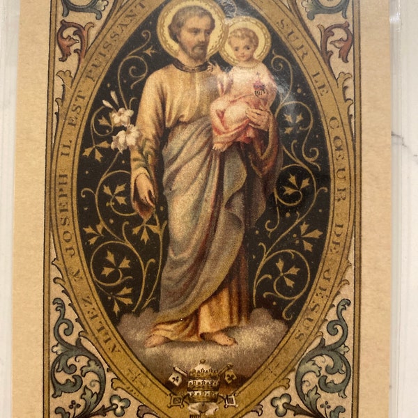 St Joseph of the Sacred Heart Postcard – 3 / 10 / 100 – Based on a ...