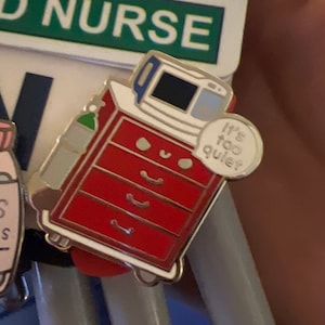 Crash Cart Enamel Pin, Nurse, Doctor, Rapid Response, Code Blue, RRT ...