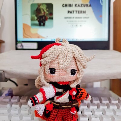 Crochet PDF Pattern: hu Tao & Boo Tao Chibi Amigurumi - Etsy