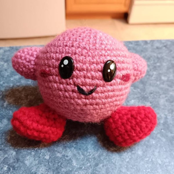 Kirby Crochet Pattern. PDF Plushie Amigurumi Pattern in English ...