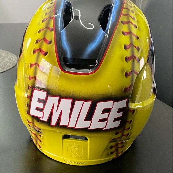 Airbrushed Batting Helmets, Personalized Batting Helmets - Etsy