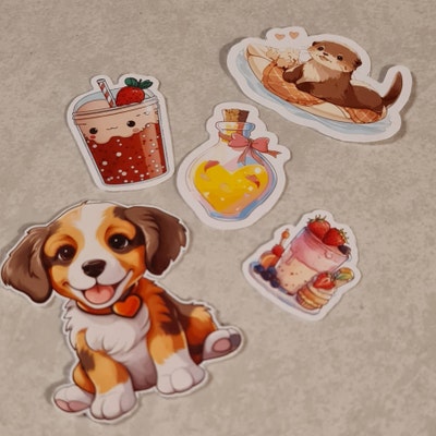 Cute Goldfish Stickersheet Fish Stickers Goldfish Stickers - Etsy