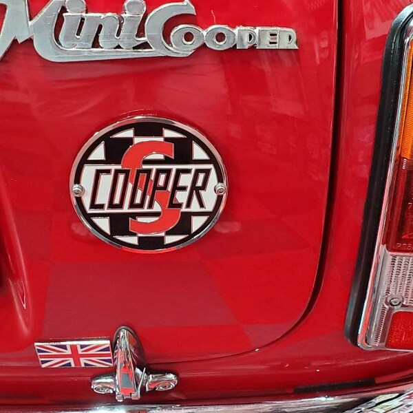 Classic Mini Cooper S World Champions Grille Badge Vintage Car High ...