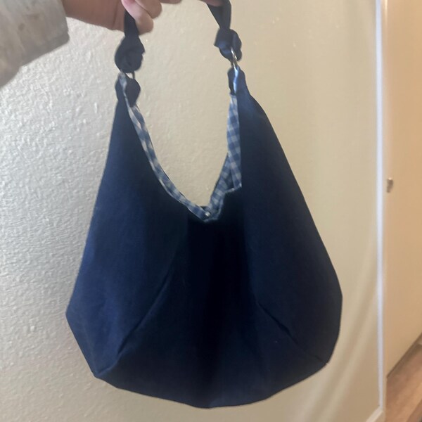 Denim Hobo Bag Pdf Sewing Pattern and Instructions - Etsy