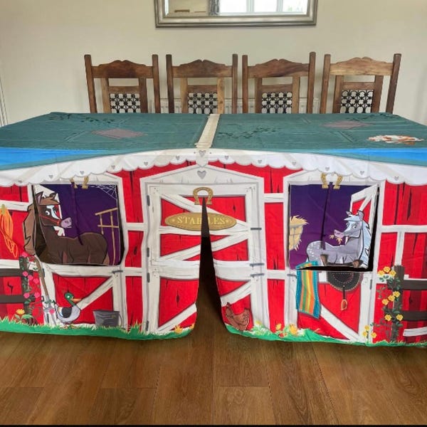 Moon Space Station Table Den - - Play Tent - Kids Tent - Children's ...