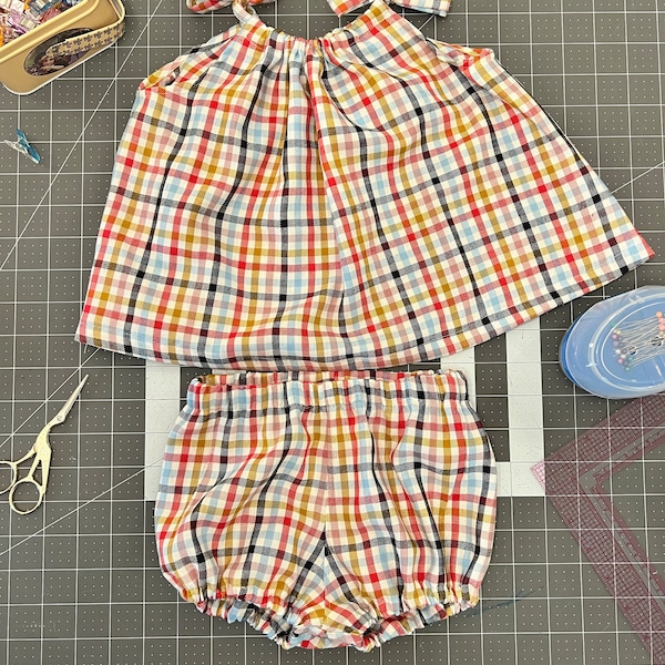 Swing Set Bundle Pdf Sewing Pattern - Tank Top and Shorts Pdf - Sewing ...