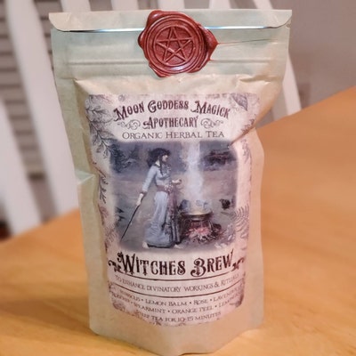 Witches Brew...organic Herbal Loose Leaf Tea, Caffeine Free Ritual Tea ...