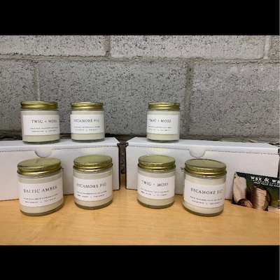 Northwest Soy Candle Gift Set Three Soy Candle Gift Set Oregon ...