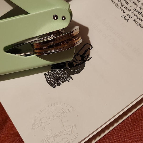 Custom Book Embosser, Rectangular Embosser, Custom Embosser Stamp ...