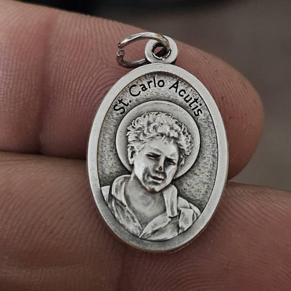 Saint Carlo Acutis Medal - Patron of Youth and Computer Programmers ...