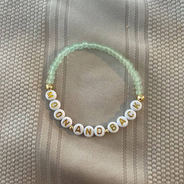 Friendship Bead Bracelets, Custom Name Beaded Bracelet, Gifts for ...