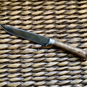 Item 15. Primitive Style, Non Etched Damascus Knife. - Etsy