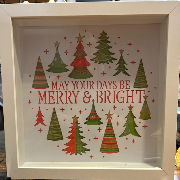 3D CHRISTMAS TREE FOREST Svg - Christmas Shadow Box Svg - for Cricut ...