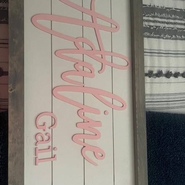 Nursery Wall Decor, Custom Nursery Name Sign, Above Crib Custom Baby ...