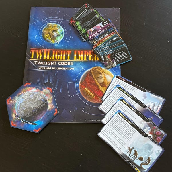 TI4 Codex 3; Twilight Imperium Vigil: Tokens for the Council Keleres - Etsy