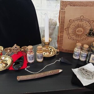 Witch Kit Witchcraft Kit Beginner Witch Kit Wiccan Supplies Box Wiccan ...