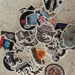 50 Outdoor Camping Hiking Stickers Pack Nature Set Lot - Etsy
