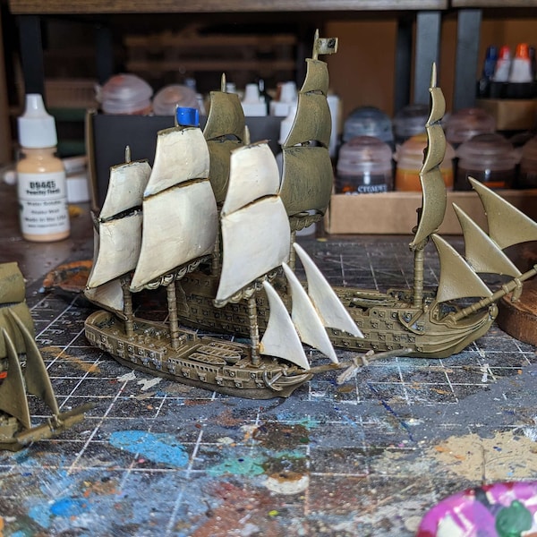 Sailing Ship Miniatures 1/600 Fleet Pack - Etsy