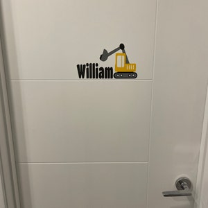 Cat Door Sign, Custom Door Decal, Personalized Kids Door Sign, Cat ...