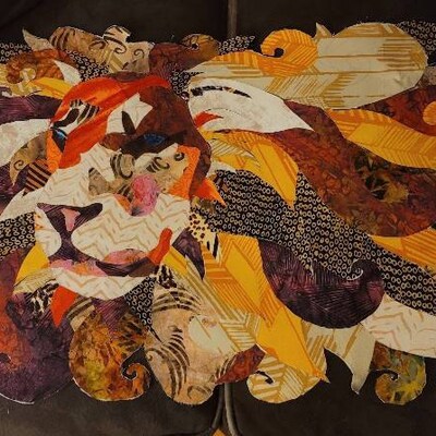 Sunset Africa Quilt Pattern 34 by 26high - Etsy