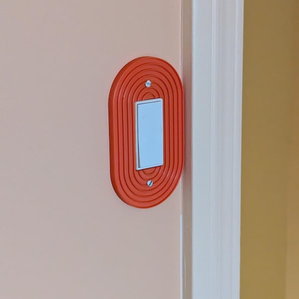 Mid Century Modern Oval Light Switch Cover Plate, Collection #5 - Etsy