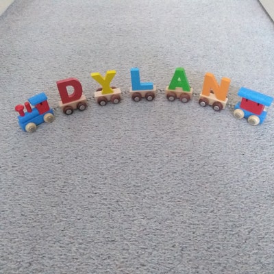 Name Train Lower Case Letters Train Name Small Letters Hand - Etsy