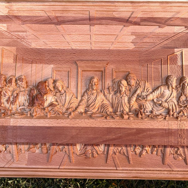 The Last Supper 3D Model STL Model for CNC Milling and Printing - Etsy ...