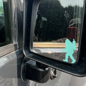 Bigfoot American Flag Mountain Tree Vinyl Decal Sasquatch Car - Etsy