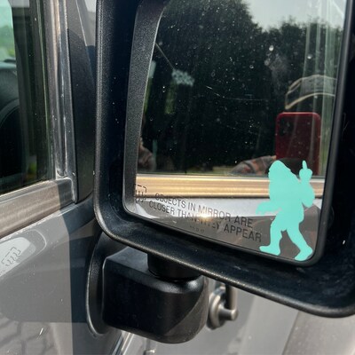 Bigfoot American Flag Mountain Tree Vinyl Decal Sasquatch Car - Etsy